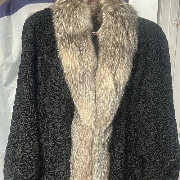 Jackets & Coats | Full Length Persian Lamb And Fox Coat Is 5 Inches ...